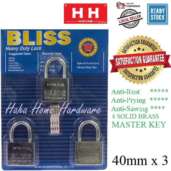 Mangga Kunci ⚠️( Brand Ramdon )( Master Key ) Heavy Duty Parity Padlock ...
