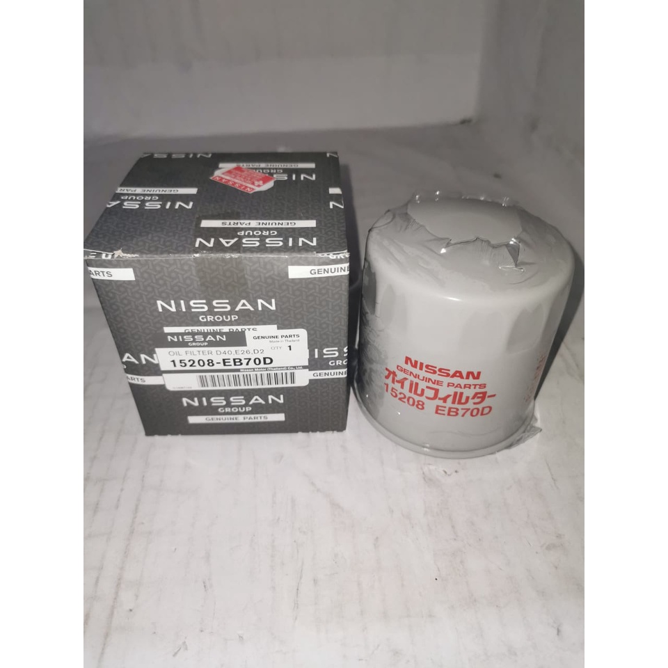 ***NISSAN NAVARA URVAN D40T D23T E26 OIL FILTER #15208-EB70D | Shopee ...