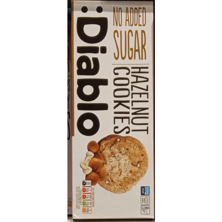 Diablo Hazenut Cookies 135g (Sugar Free)(UK Product) | Shopee Malaysia