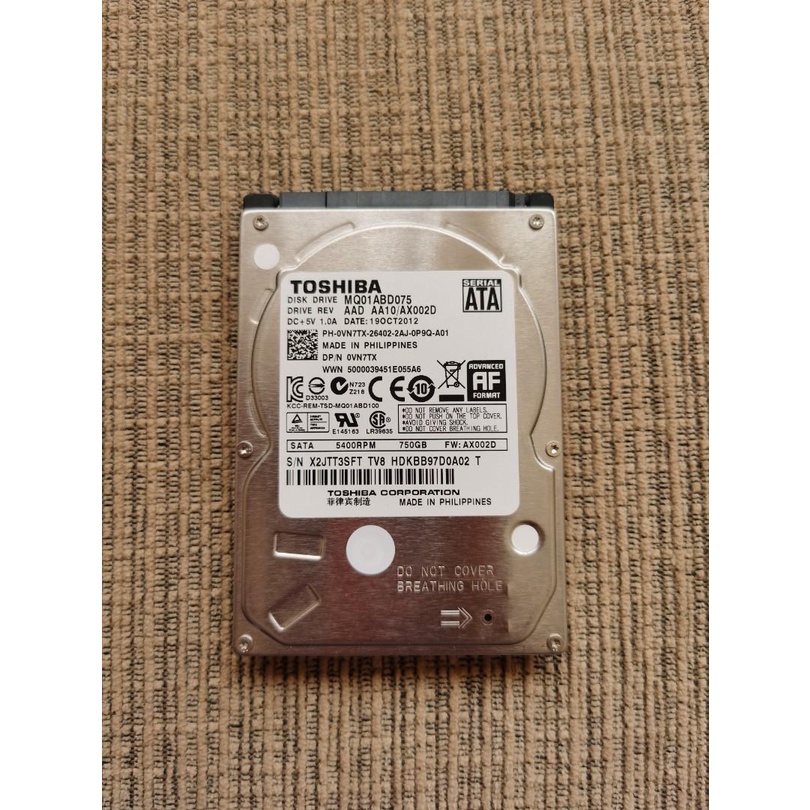 Toshiba Internal Hard Disk for Laptop (2.5'') | Shopee Malaysia