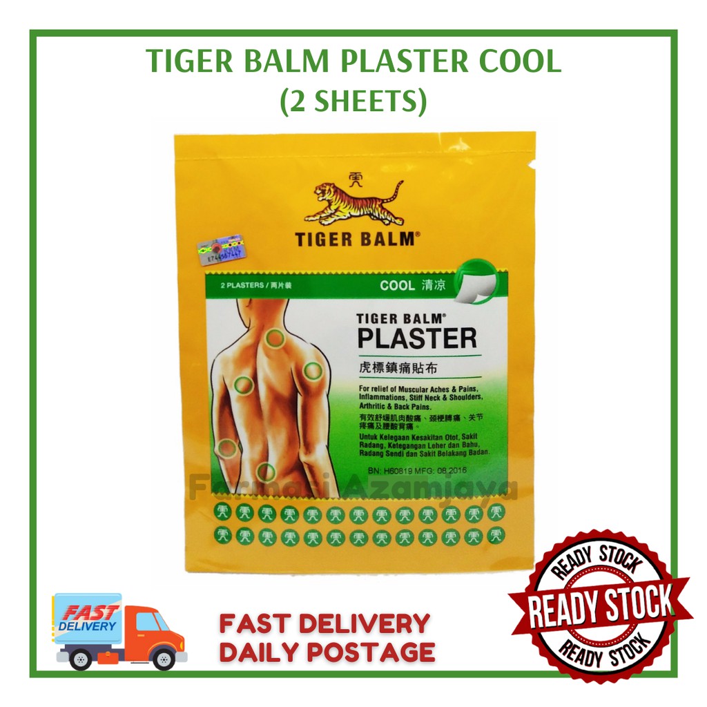 TIGER BALM PLASTER COOL / WARM (2'S) | Shopee Malaysia