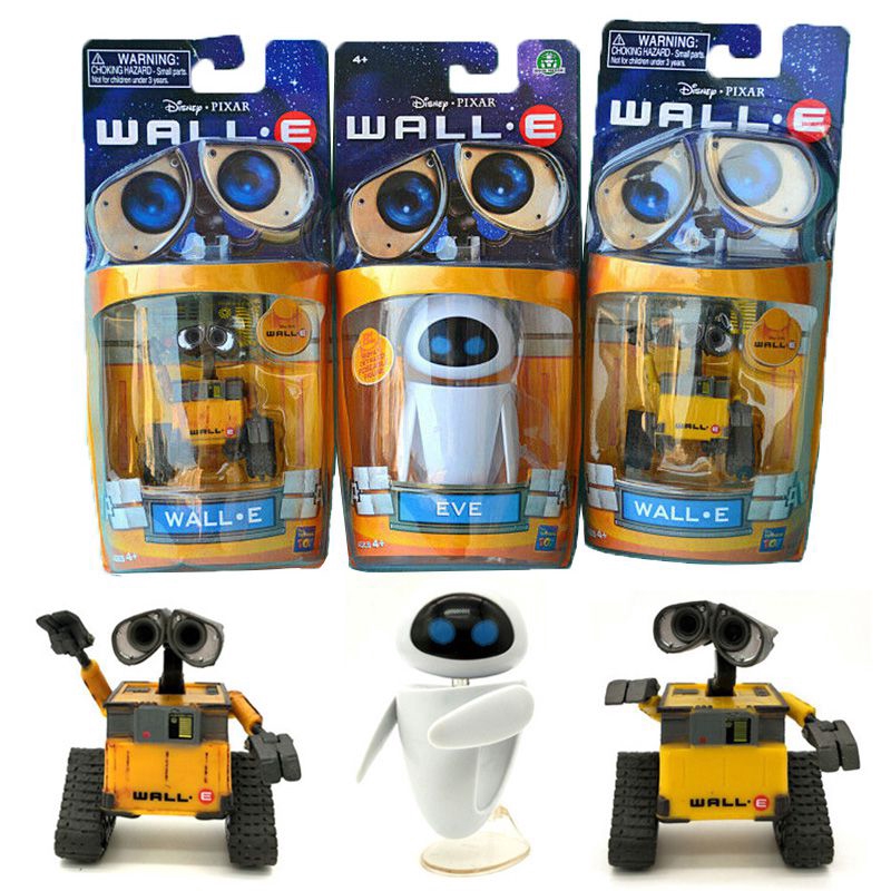 Wall-E Robot Wall E EVE PVC Action Figure Collection Model Toys Dolls 6 ...