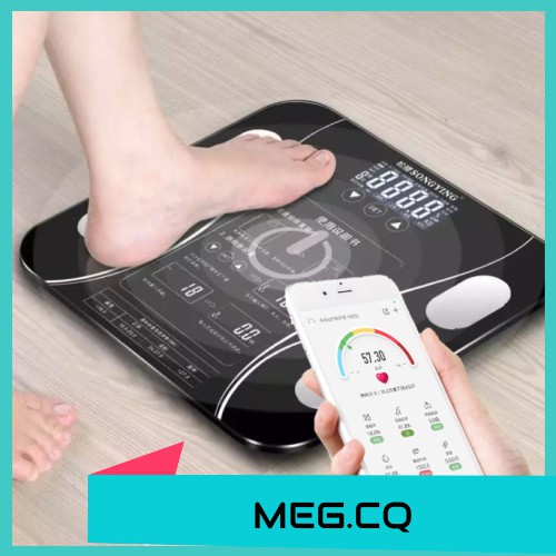 [ MEG.CQ ] Ready Stock 80 in 1 Smart Body Fat Analyser Weighing Device Digital Scale Android iOS ...