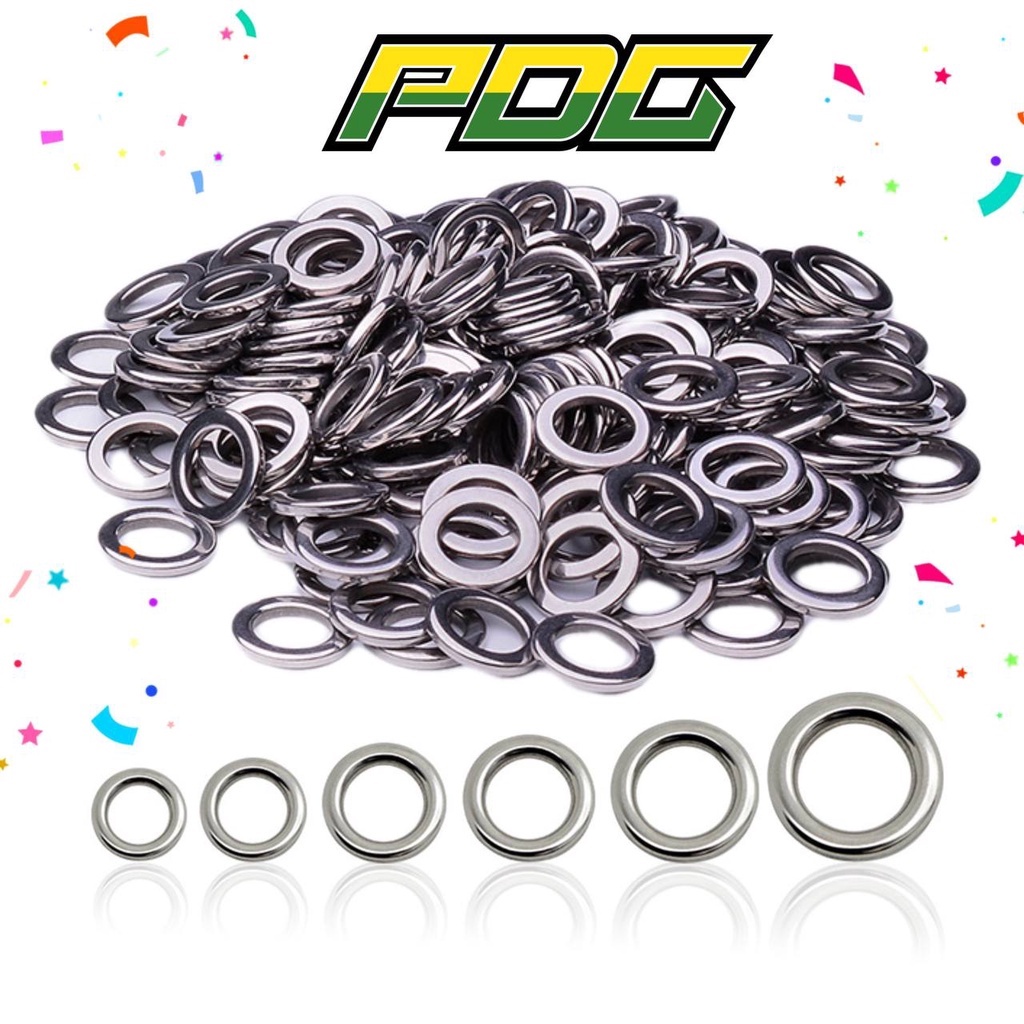 PDG Solid Ring Stainless Steel Light Jig Slow Jig Assist Hook Jigging ...