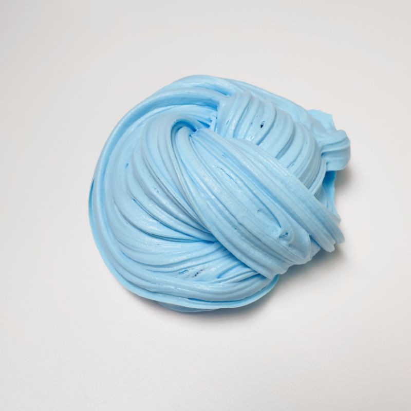 [READY STOCK] Homemade Light Blue Ultra Stretch Butter Slime 4 oz Floam ...