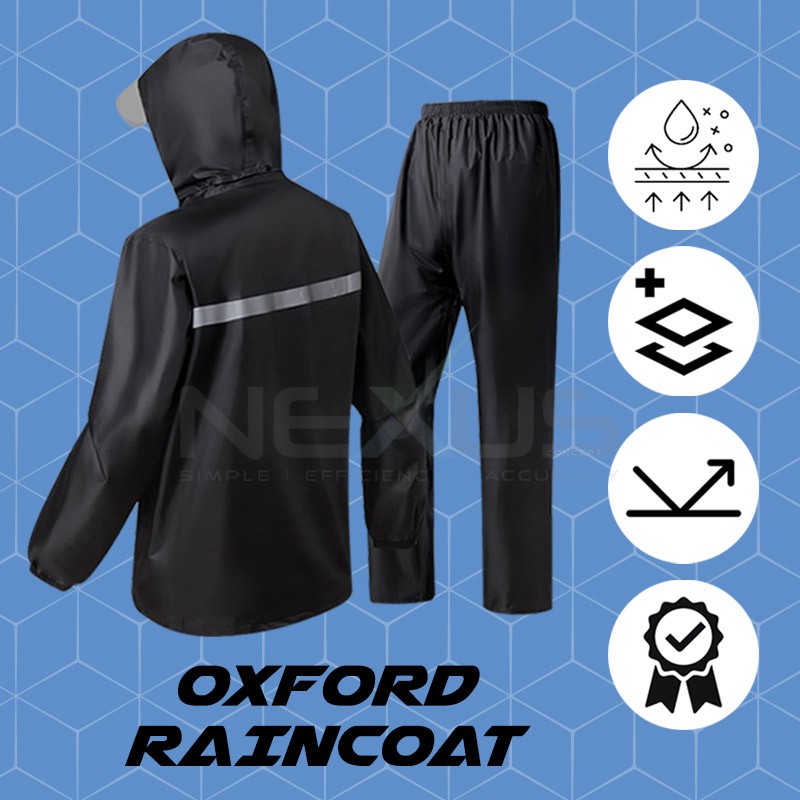 Nexus Car Oxford Cloth Raincoat Baju Hujan Motorcycle Rain Coat Jacket ...