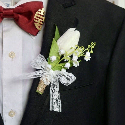 wedding bride bunga tangan pengantin flower bouquet Simple hand tulip ...
