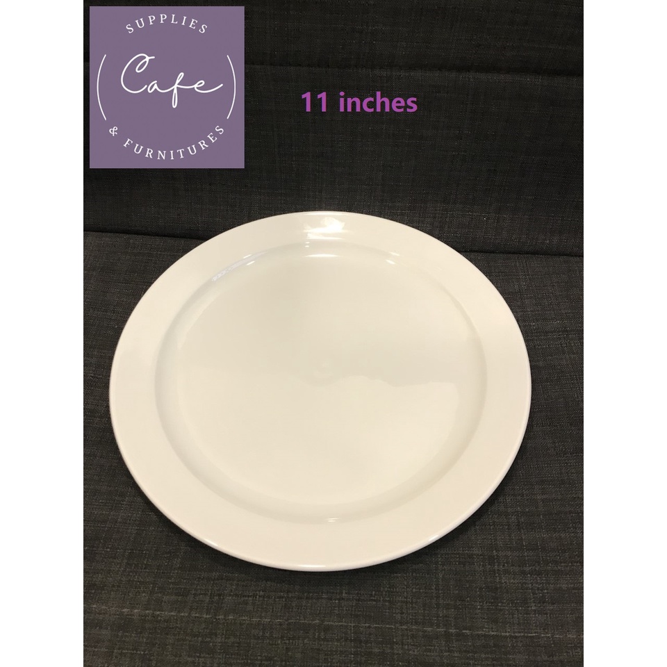 Fine Porcelain Hotel Dinner Plate Service Plate 11 inches * Ready Stock ...