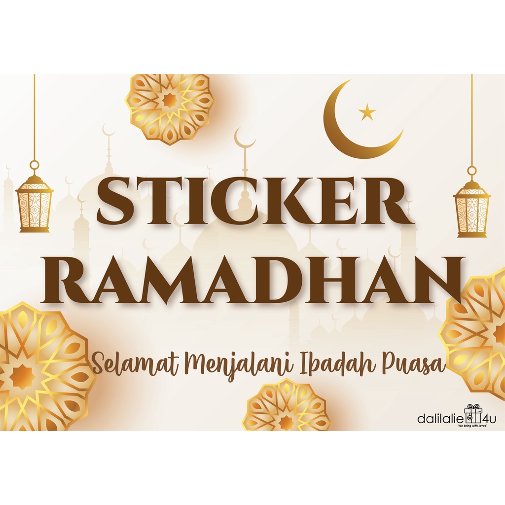 💥Sticker Ramadhan 🔥🔥100pcs FREE 100pcs🔥🔥/Sticker Hari Puasa/Sticker ...