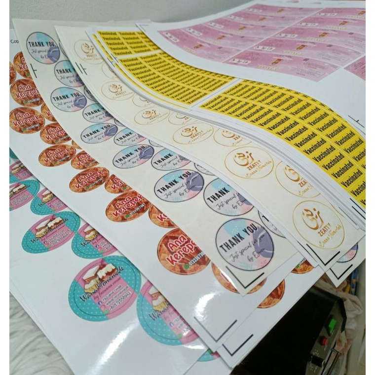 STICKER BULAT (BOLEH CUSTOM MADE) | Shopee Malaysia
