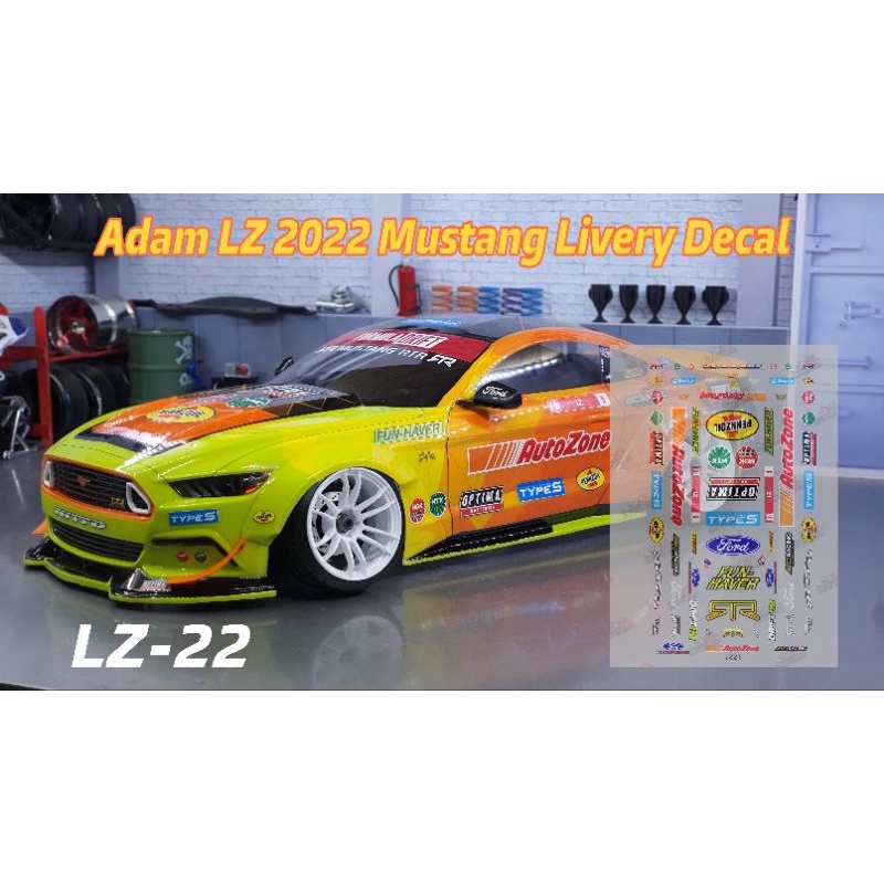 【READY STOCK】 LZ-20 / UV Printing Sticker For RC 1/10 body Adam LZ 2022 ...