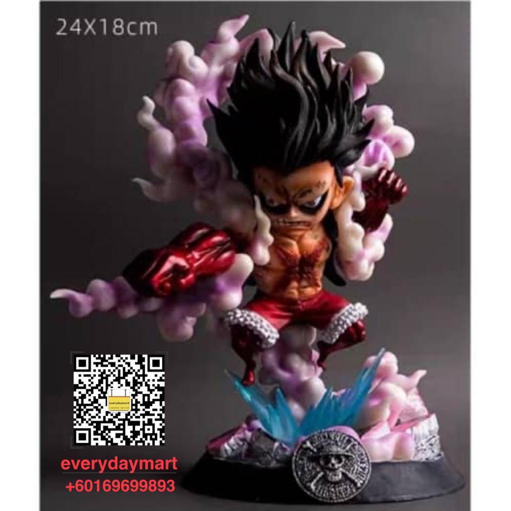 READY STOCK🔥ONE PIECE MONKEY D. LUFFY SNAKEMAN🔥FORM GEAR 4 STRAW HAT ...