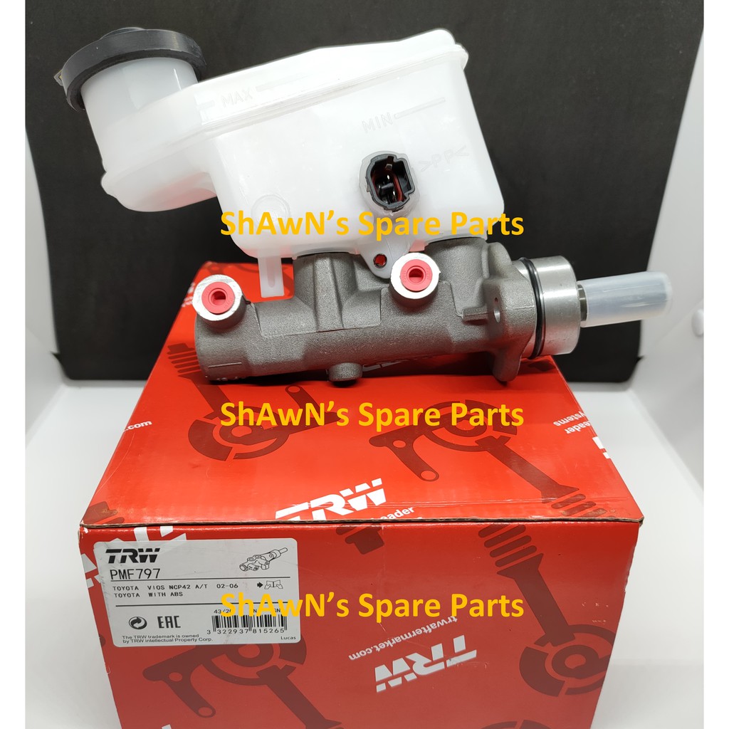 TRW Toyota Vios NCP42 Auto 2002-2007 Hydraulic Brake Master Pump ...