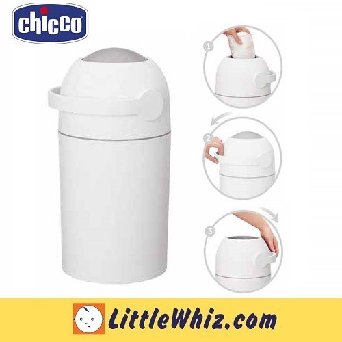 Chicco: Nappy Bin / Disposable Diapers Bin / Nappy Pail | Shopee Malaysia