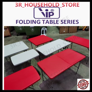 VIP BRand 3x3 Folding table meja lipat plastic table study table square ...