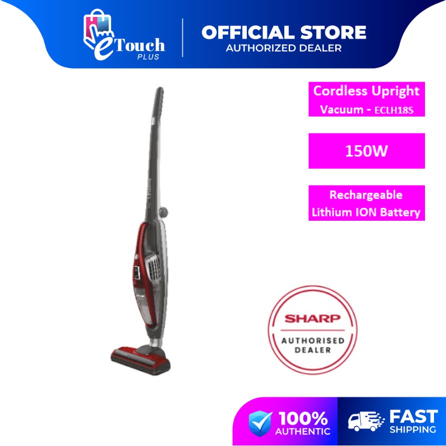 Sharp 2 In 1 Rechargeable Stick And Handheld Cordless Bagless Vacuum ...