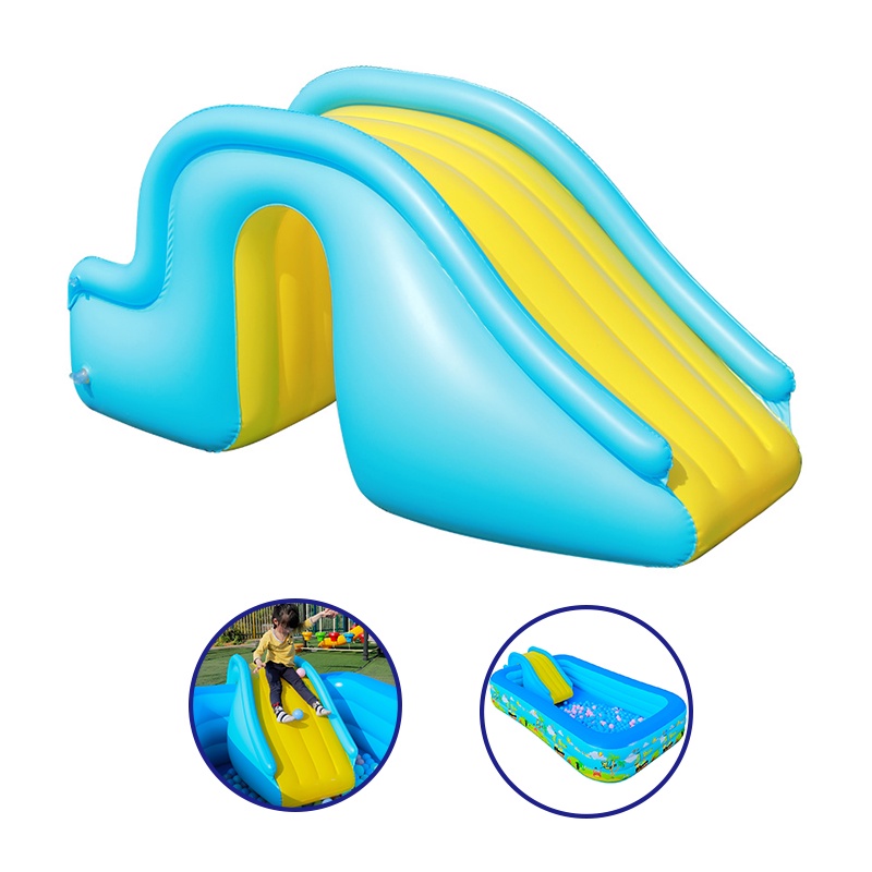Inflatable Swimming Pool Kolam Slide Baby Pool Slide Baby Play Water ...