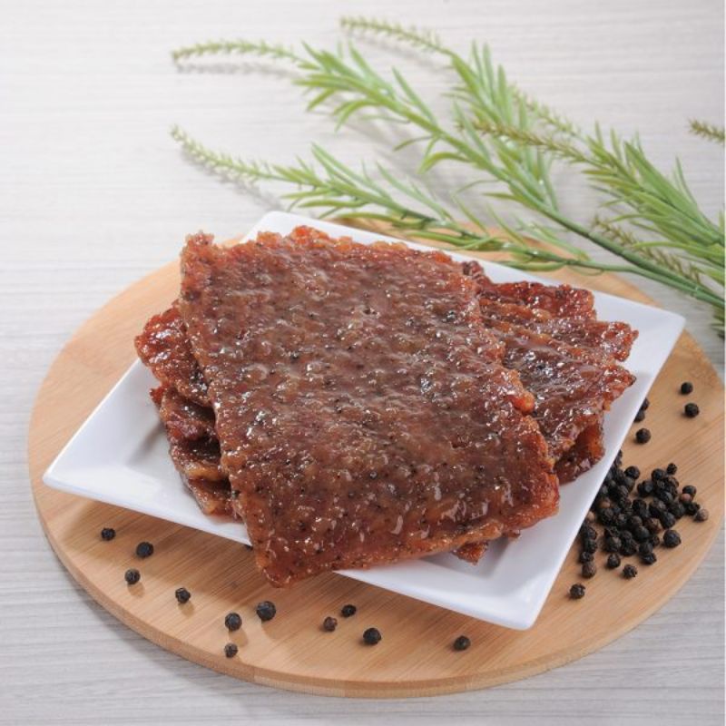 Bakkwa Lim Meng Kee Black Pepper Chicken Dried Meat 林明记黑椒鸡肉干 500g ...