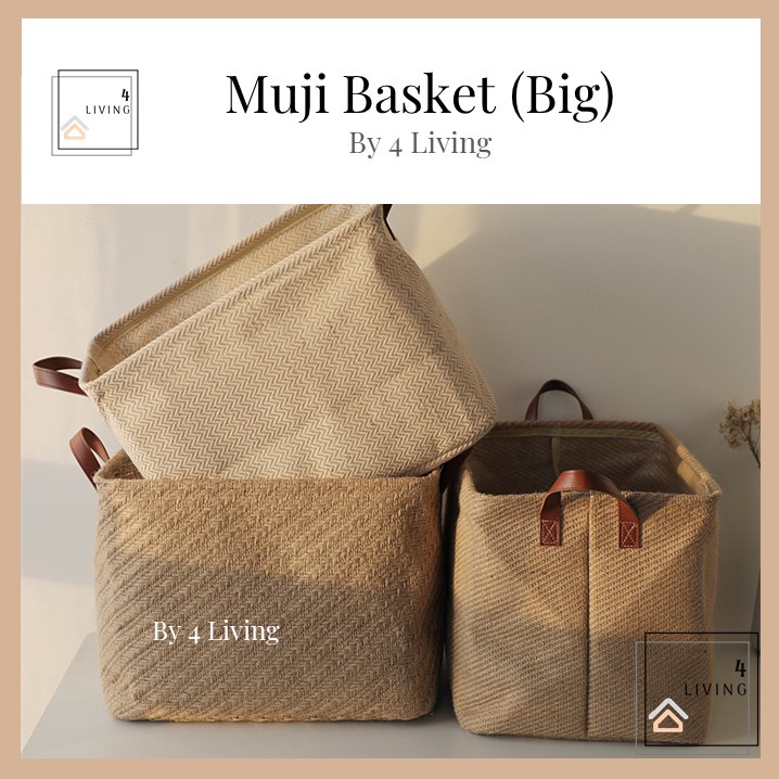 🔥Ready Stock🔥 Muji Bag Basket Multipurpose Bag Laundry Bag Storage ...