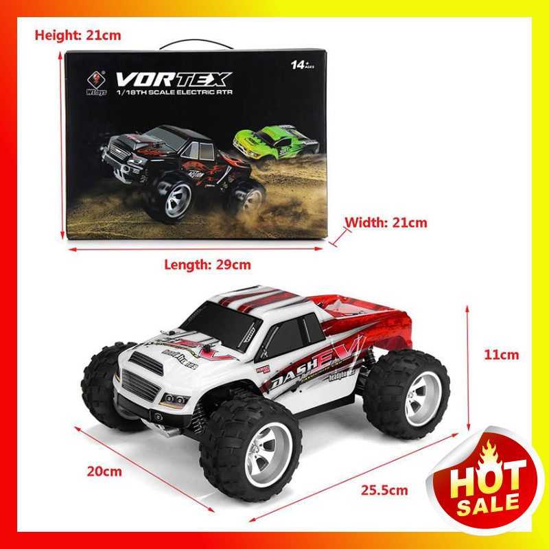 WLTOYS RC CAR A979B 1:18 WLTOYS TRUCK 2.4G 4WD RC - nd_shop769 | Shopee ...