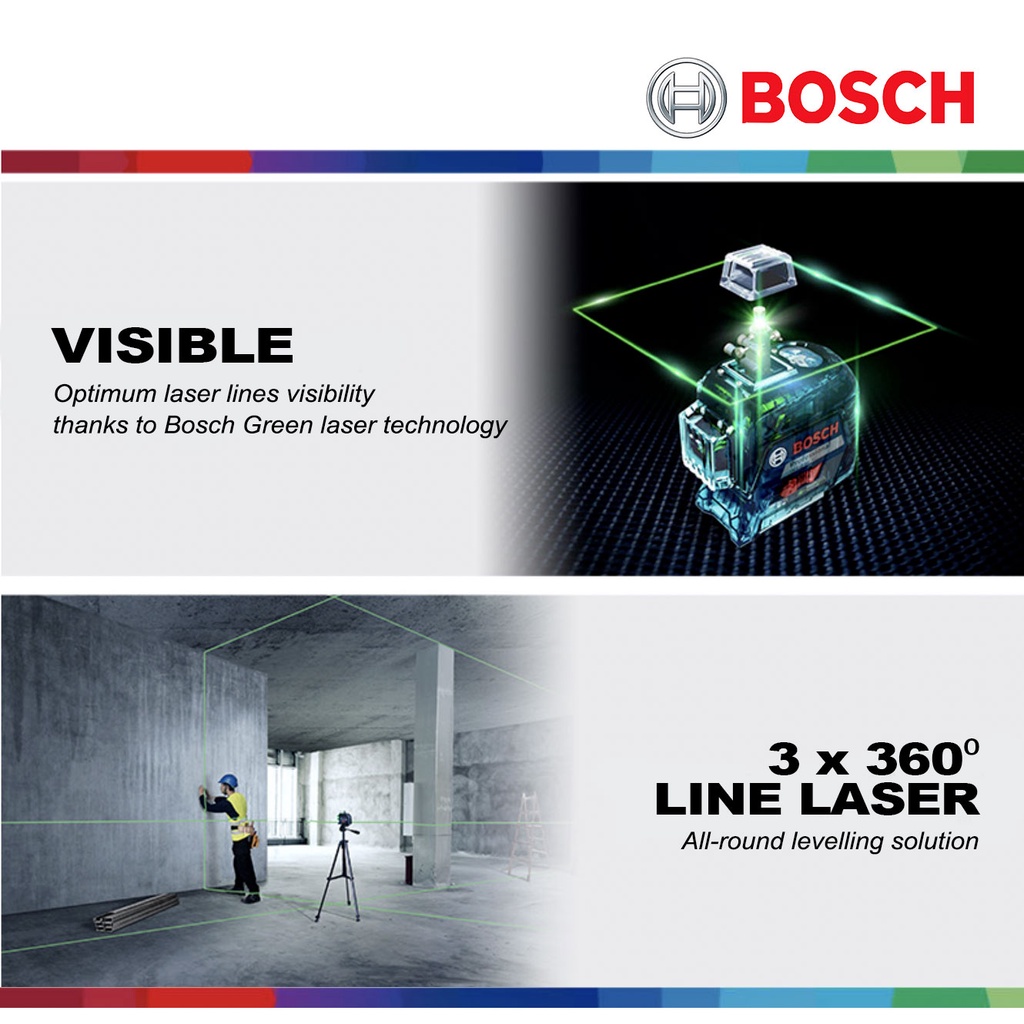 BOSCH GLL3-60XG Professional Line Laser GLL 3-60 XG GLL3-60 XG BT150 BT ...