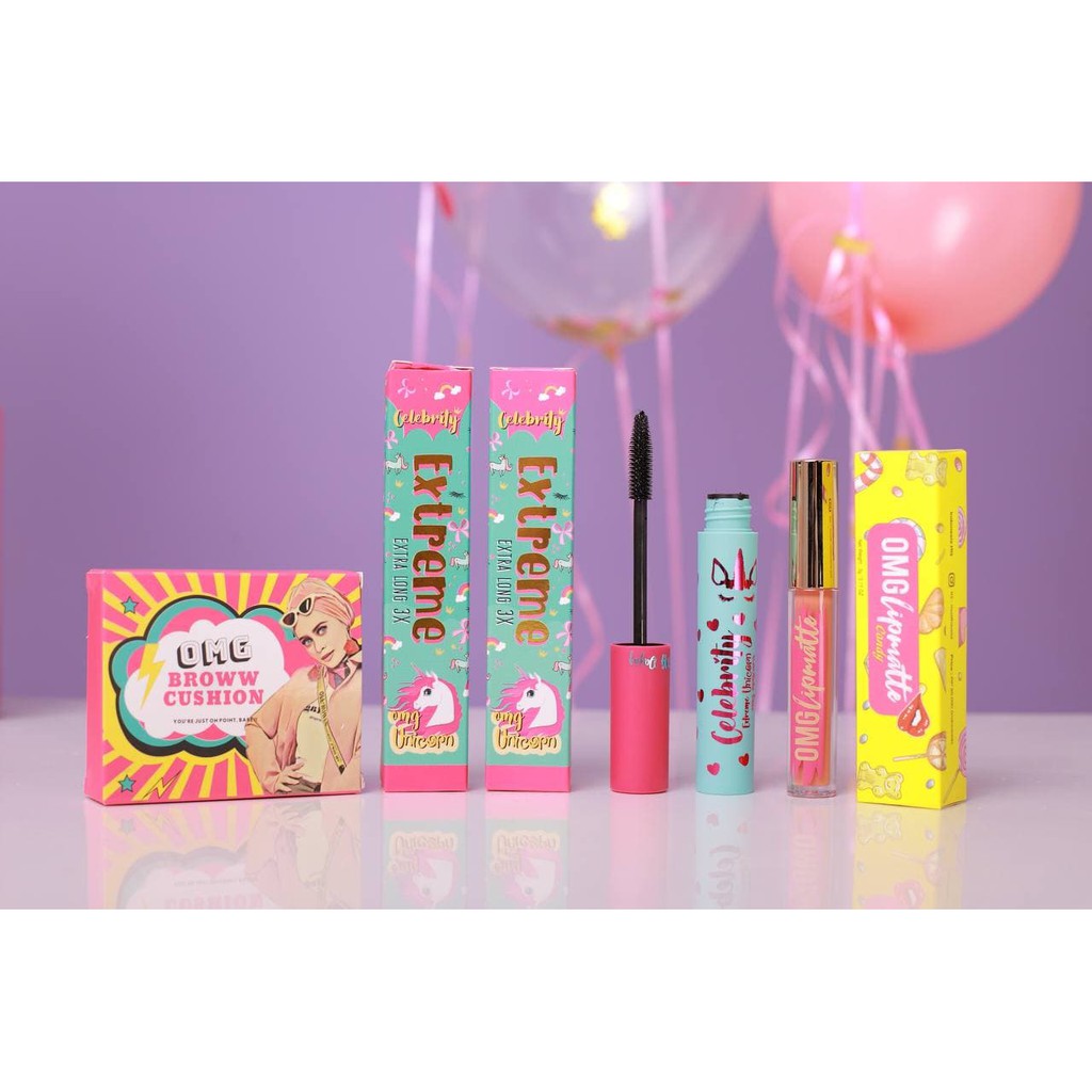 OMG Cosmetics Special Combo Set / OMG Lipmatte / OMG Mascara / OMG ...
