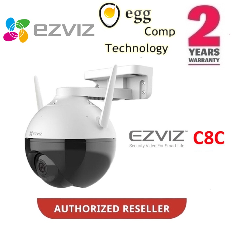 EZVIZ C8C 1080P (2MP) 32/64/128/256GB PTZ Pan & Tilt Outdoor Wireless ...
