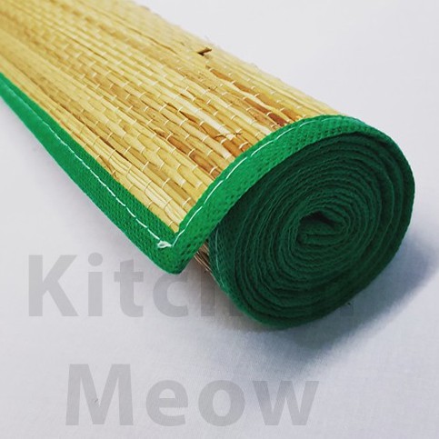 Tikar Gulung Tradisional Tikar Daun Tikar Rumput Kitchen Meow(Single ...