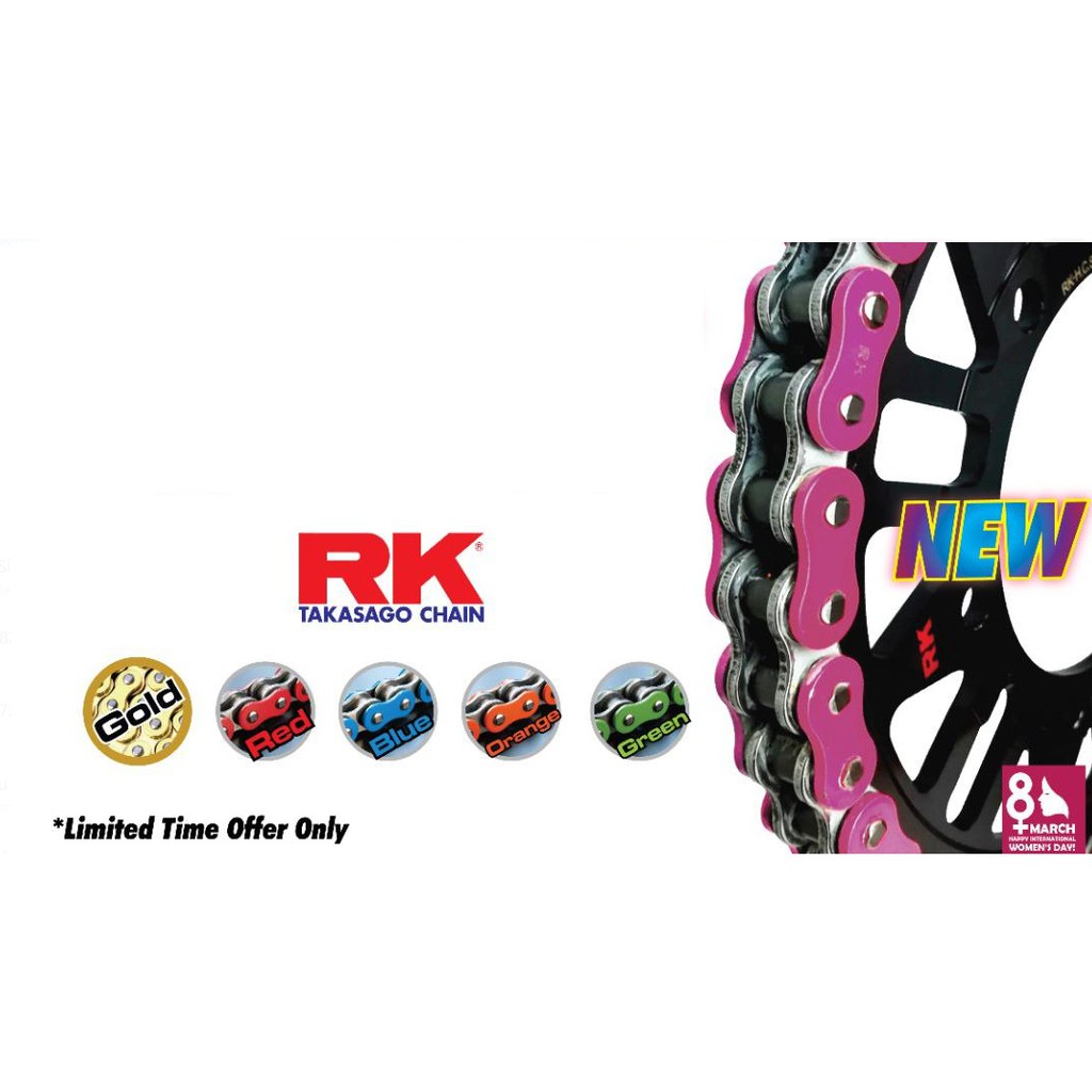 RK TAKASAGO CHAIN RX-RING CHAIN 520XSO 120L #SP | Shopee Malaysia