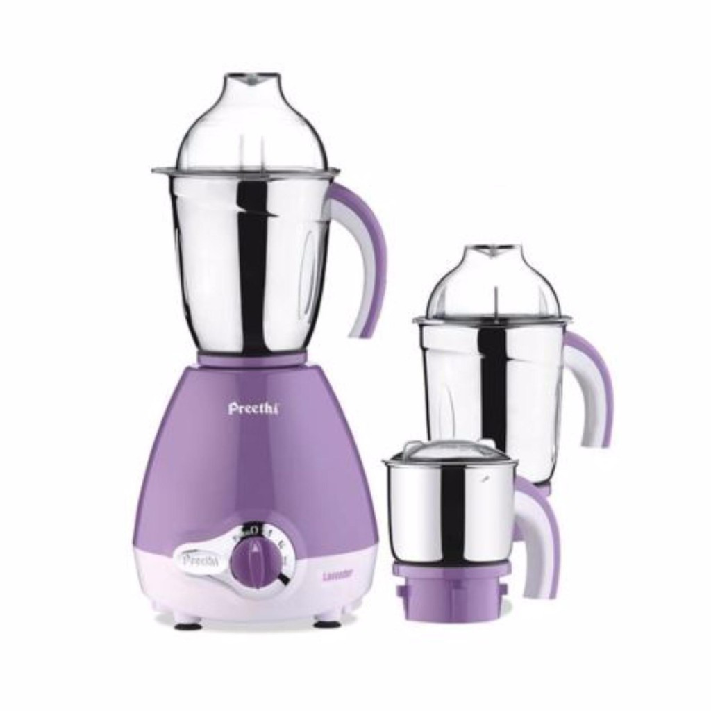 Preethi Lavender/Lavender Pro 3 JAR Mixer Grinder 600W | Shopee Malaysia