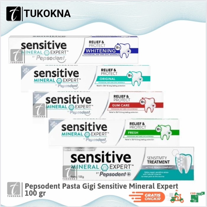 Pepsodent Sensitive Mineral Expert Toothpaste 100gr | Shopee Malaysia
