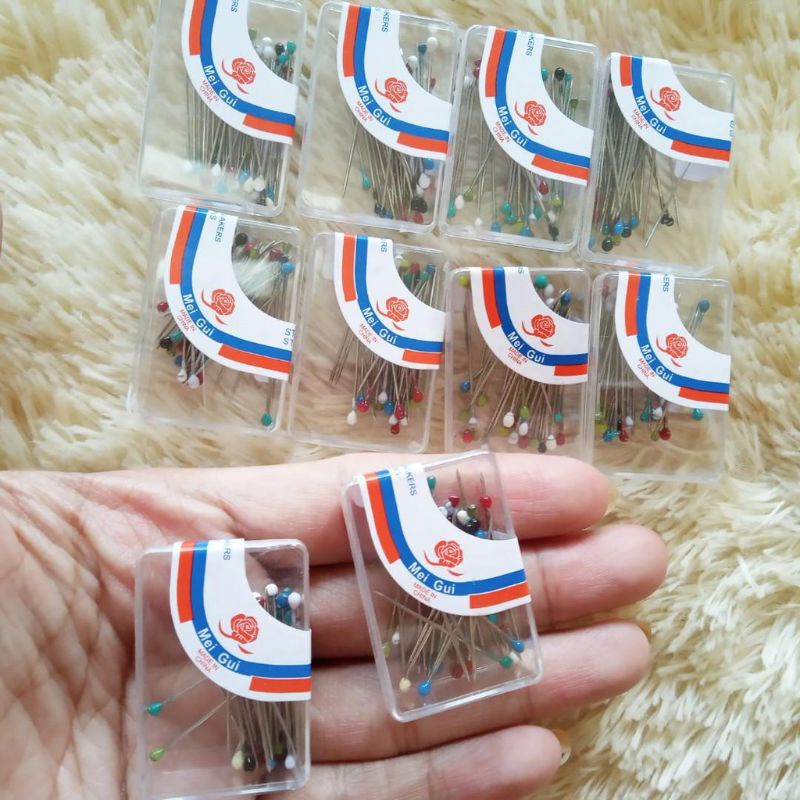 Ecer Stainless Hijab Pin Needle Steil Mini Hijab Pin Per Mika Hijab Pin