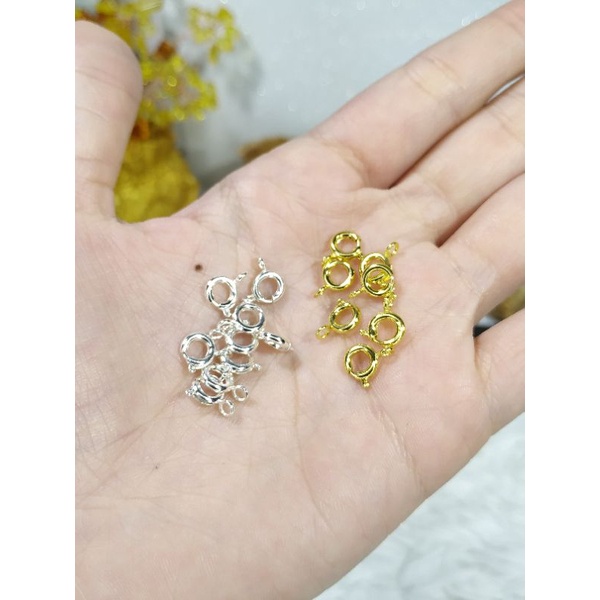 𝐑𝐄𝐀𝐃𝐘 𝐒𝐓𝐎𝐂𝐊 DIY accessories charm hook gold and silver plated 2 pcs ...