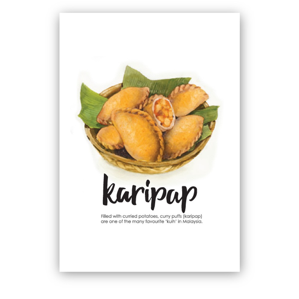 Malaysian Taste Postcard - Karipap | Shopee Malaysia