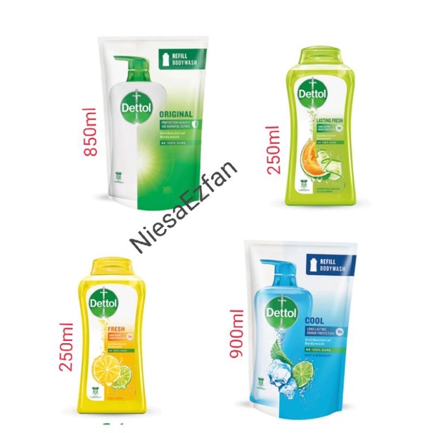 DetoI Body Wash Soap Shower Gel Sabun Mandi Original Instant Cool ...