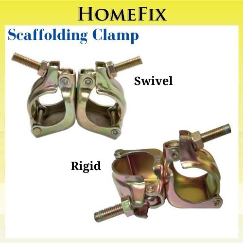 Construction Clamp Scaffolding Clamps Rigid and Swivel | Shopee Malaysia