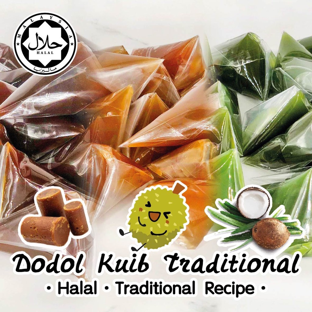 [HALAL] Dodol Kuih Traditional / Dodol Asli Gula Melaka / Dodol Durian ...