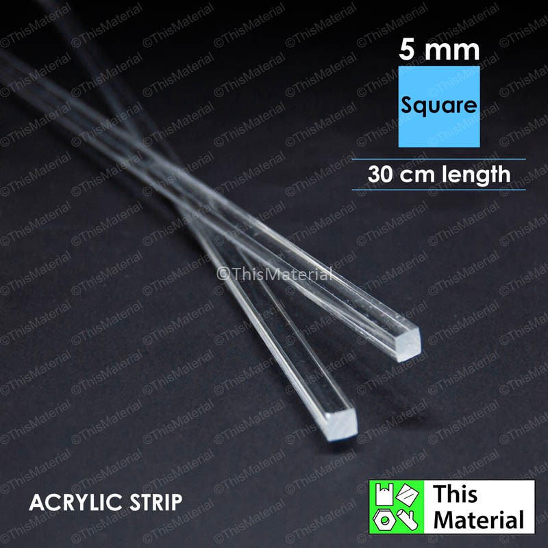 Acrylic Strip 30 cm Acrylic Stick Plexiglass Stick Decoration ...