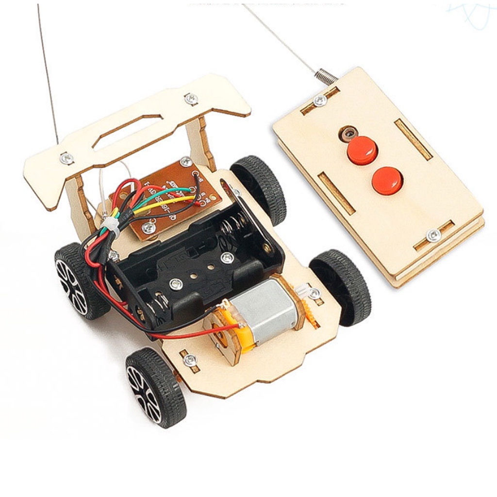 DIY STEM Remote Control Car Toy for Science Experiment Manual Assembly ...