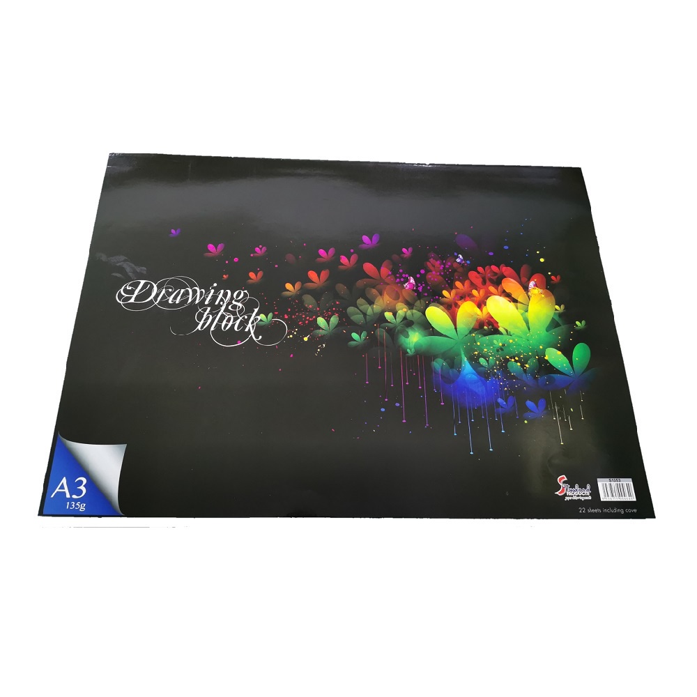 A3 Size Drawing Block 135/165gsm 22 Sheets Drawing Pad Sketch Paper ...
