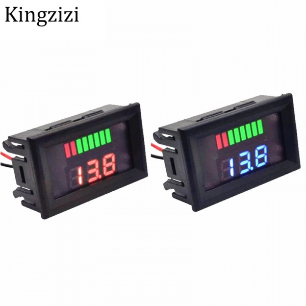 Car battery charge level indicator DC 12v 24V 36V 48V 60V 72v 84v ...