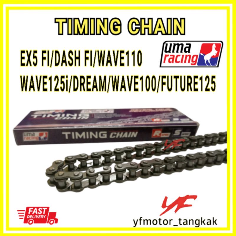 UMA RACING TIMING CHAIN HONDA EX5 FI DASH FI WAVE110 90L WAVE125 i ...