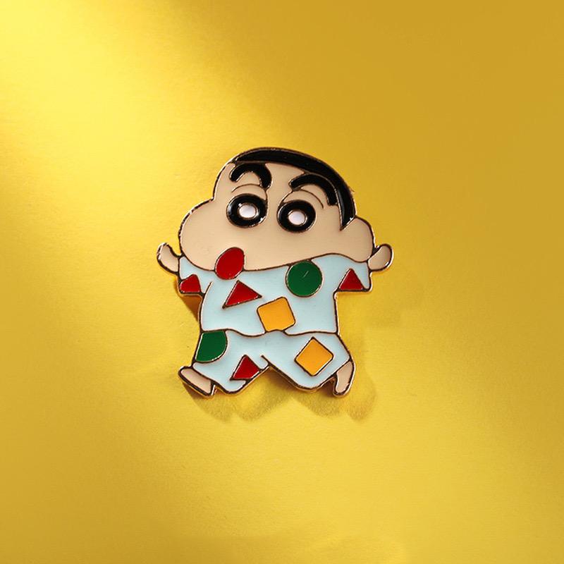 SHINCHAN Brooch Badge Enamel Pin | Cartoon Anime Characters | SHINCHAN ...