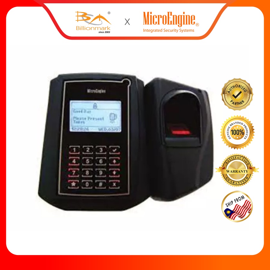 MicroEngine Door Access Control System XP-GT3500L Fingerprint Reader | Billionmark | Shopee Malaysia