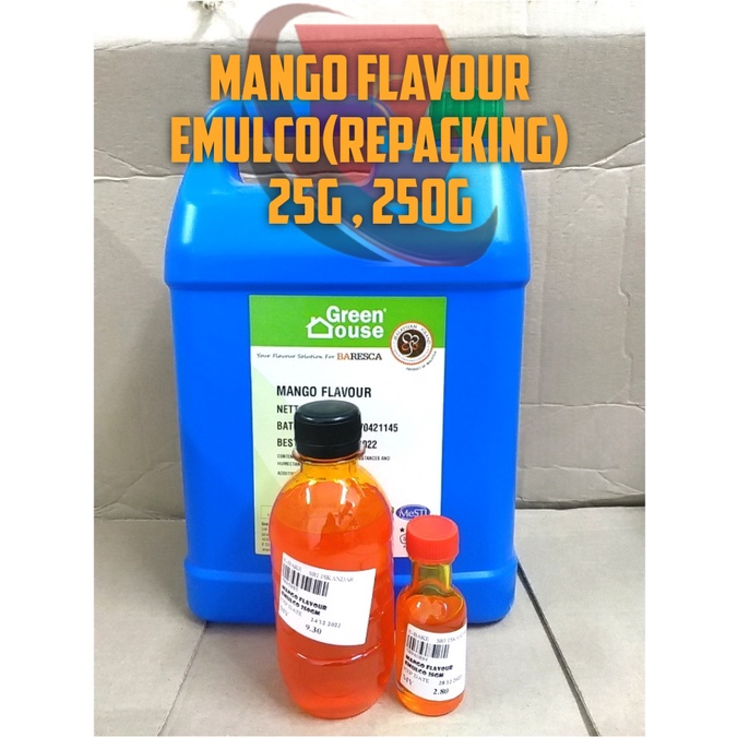 MANGO EMAS FLAVOUR EMULCO [REPACKING] 250G | 25G | Shopee Malaysia