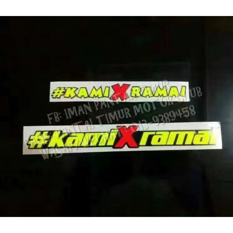 STICKER KAMI X RAMAI | Shopee Malaysia