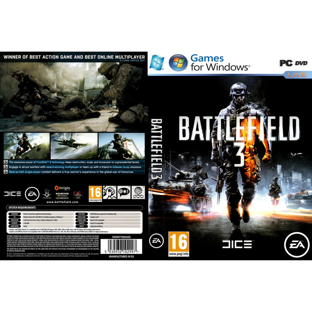 Battlefield 3 PC GAME [Offline] | Shopee Malaysia