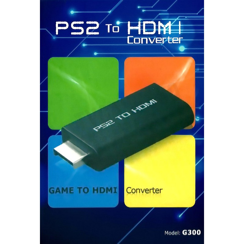 PS2 TO HDMI PS2 Adapter Converter Can Be Connected 3.5MM Audio Output ...