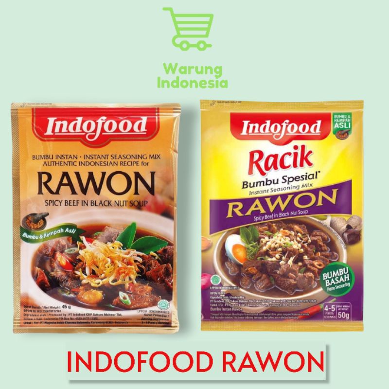 Bumbu Indofood RAWON / Sos Perencah / Food Paste Pes Instant - RAWON ...