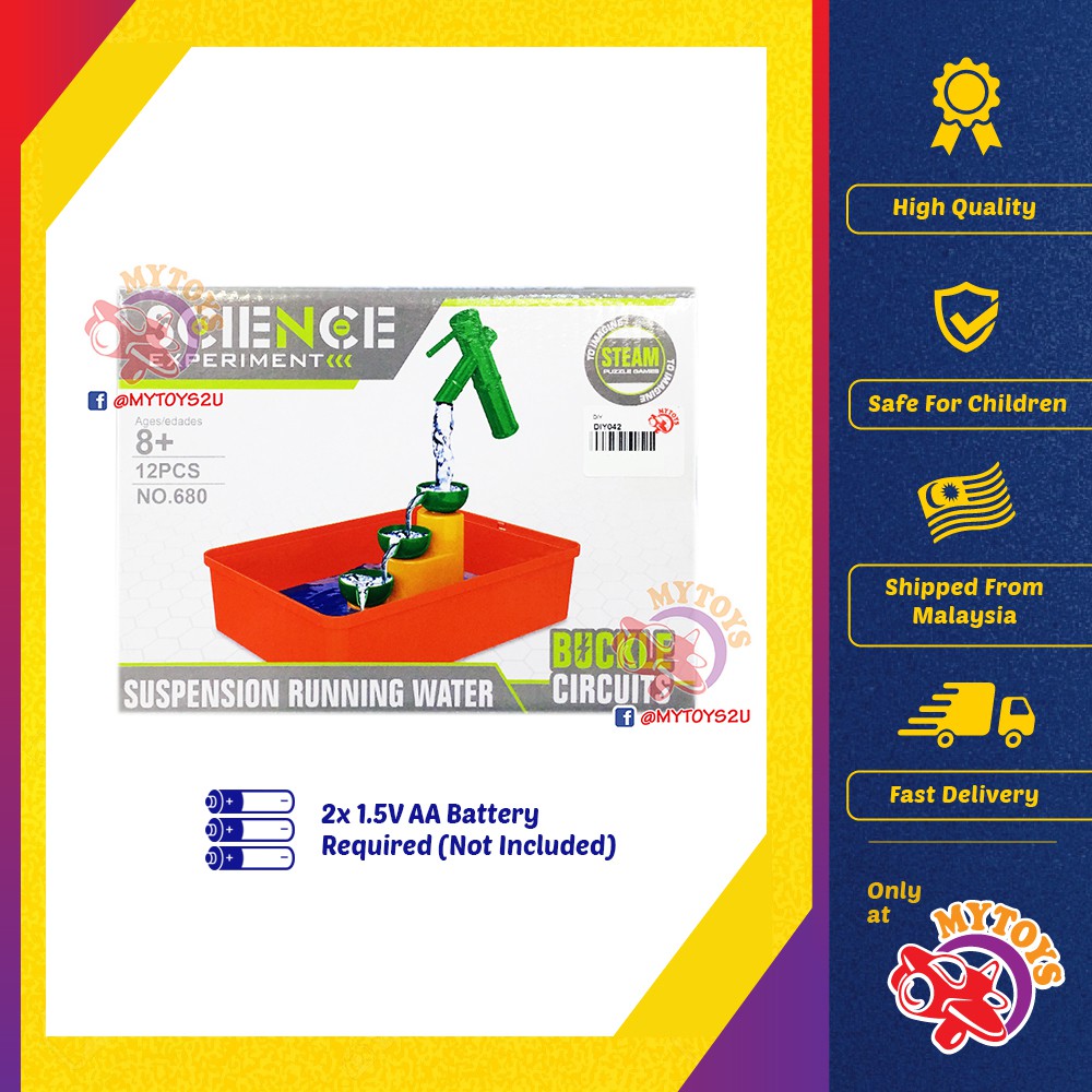 DIY Science Experiment Suspended Running Water Early Learning STEM ...
